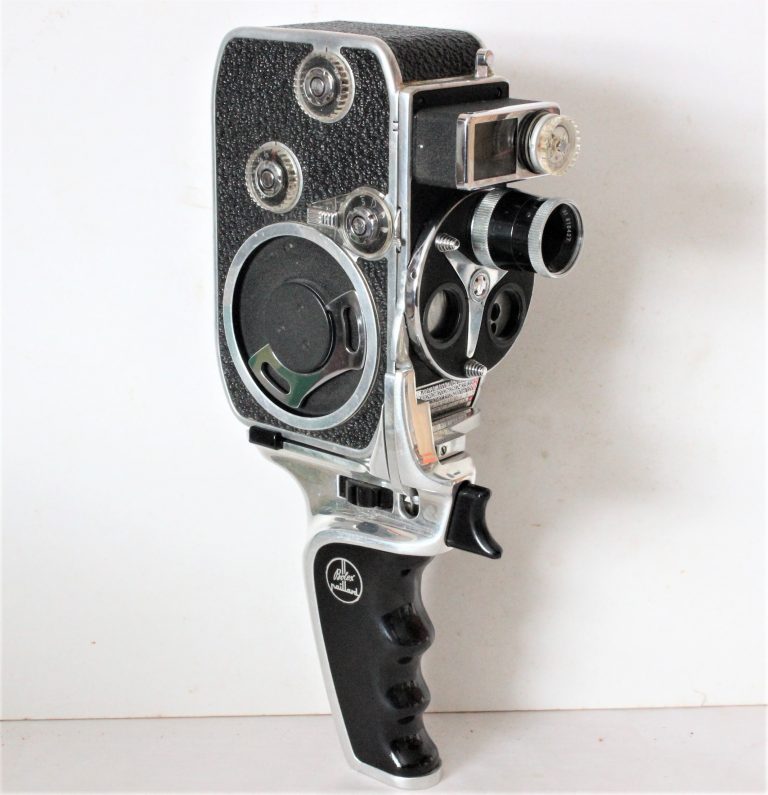 Paillard Bolex D8L 8mm Movie Camera With Hand Grip & 13mm f1.9 Lens ...