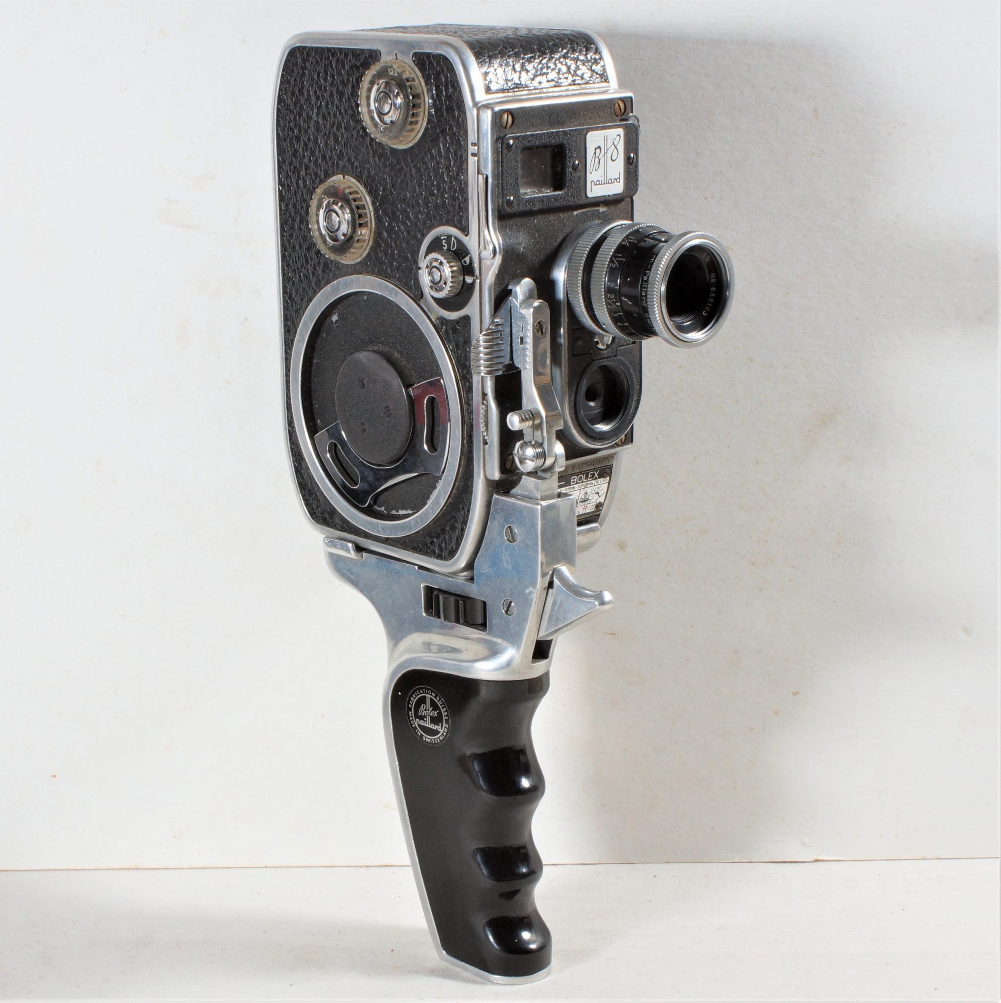 Paillard Bolex Vintage B8 8mm Film Movie Camera With f1.9 13mm Lens ...