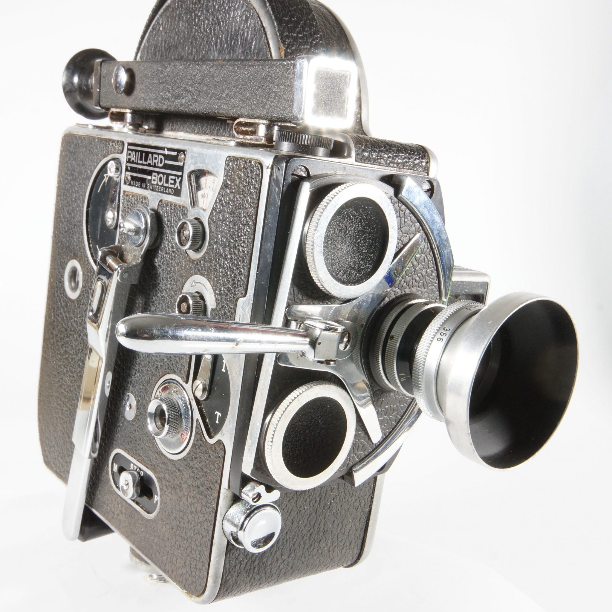 Paillard Bolex H-16 DELUXE 16mm Movie Camera From 1952 With Kern 15mm ...