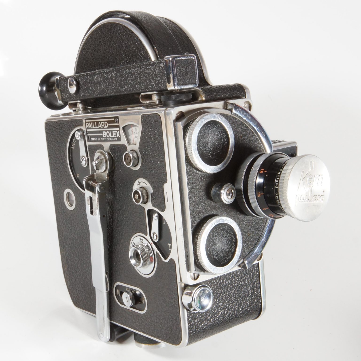 Paillard Bolex H16 Deluxe 16mm Movie Camera With Switar 25mm f1.5 Kern ...