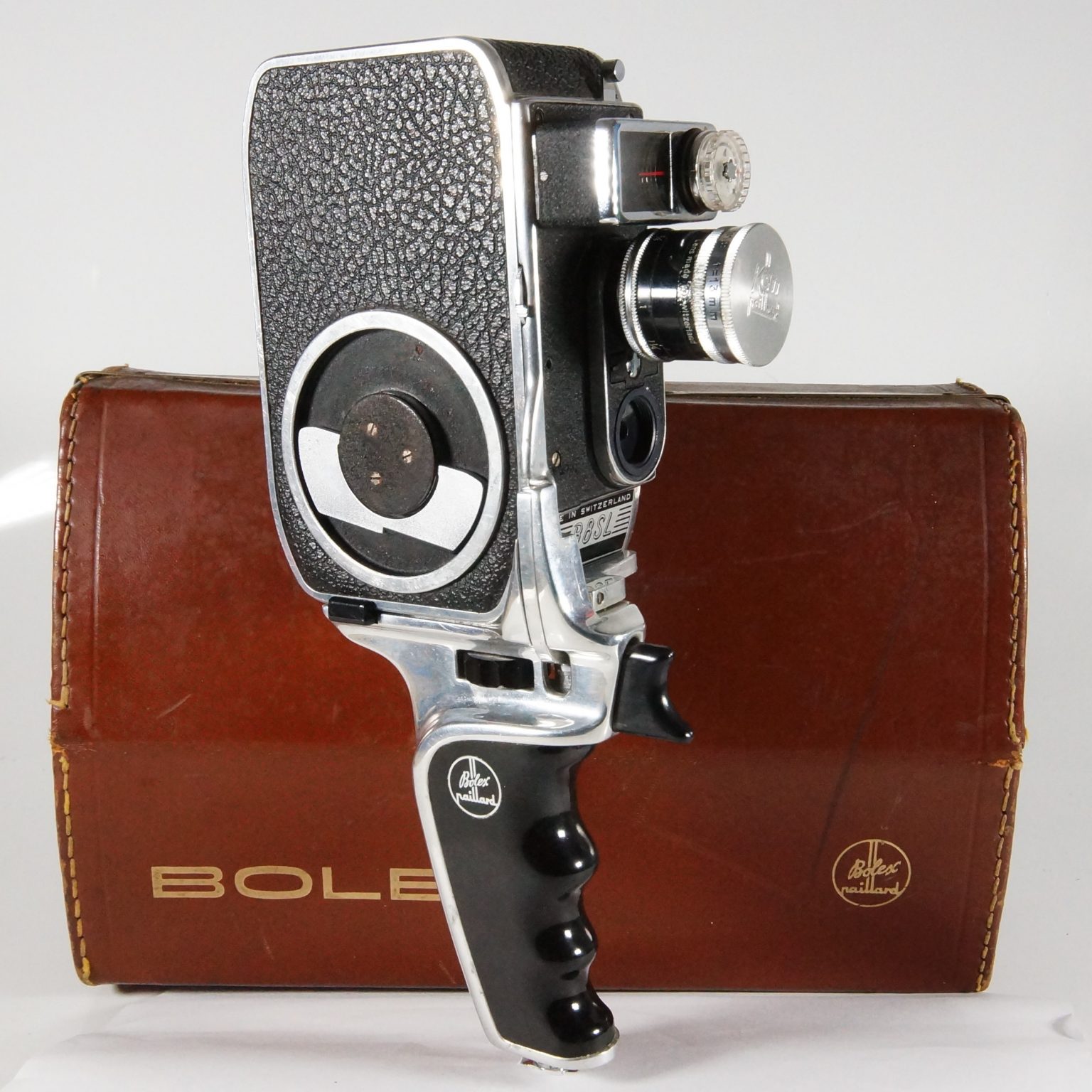 Paillard Bolex B8SL Movie Camera 8mm & f1.8 13mm Lens + Working Meter ...